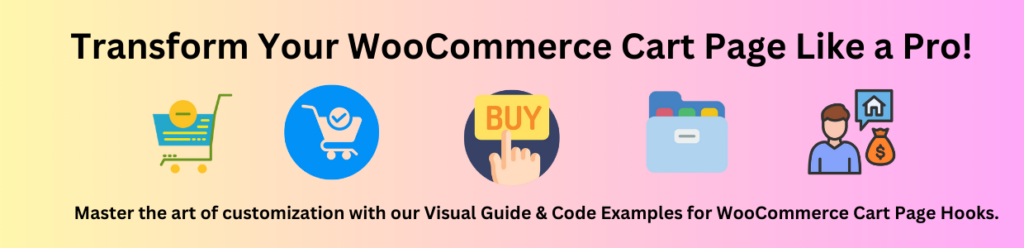 WooCommerce Cart Page with Hooks Visual Guide