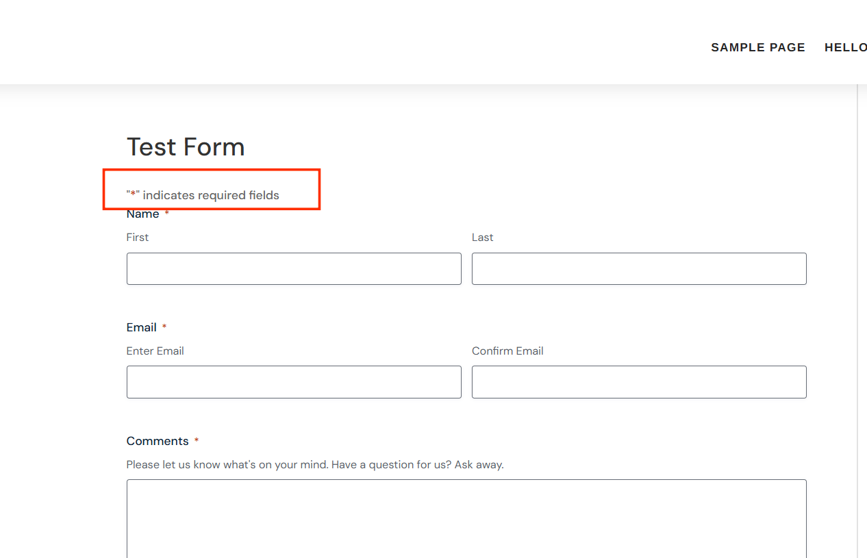 How to Customize Required Field Legend in Gravity Forms