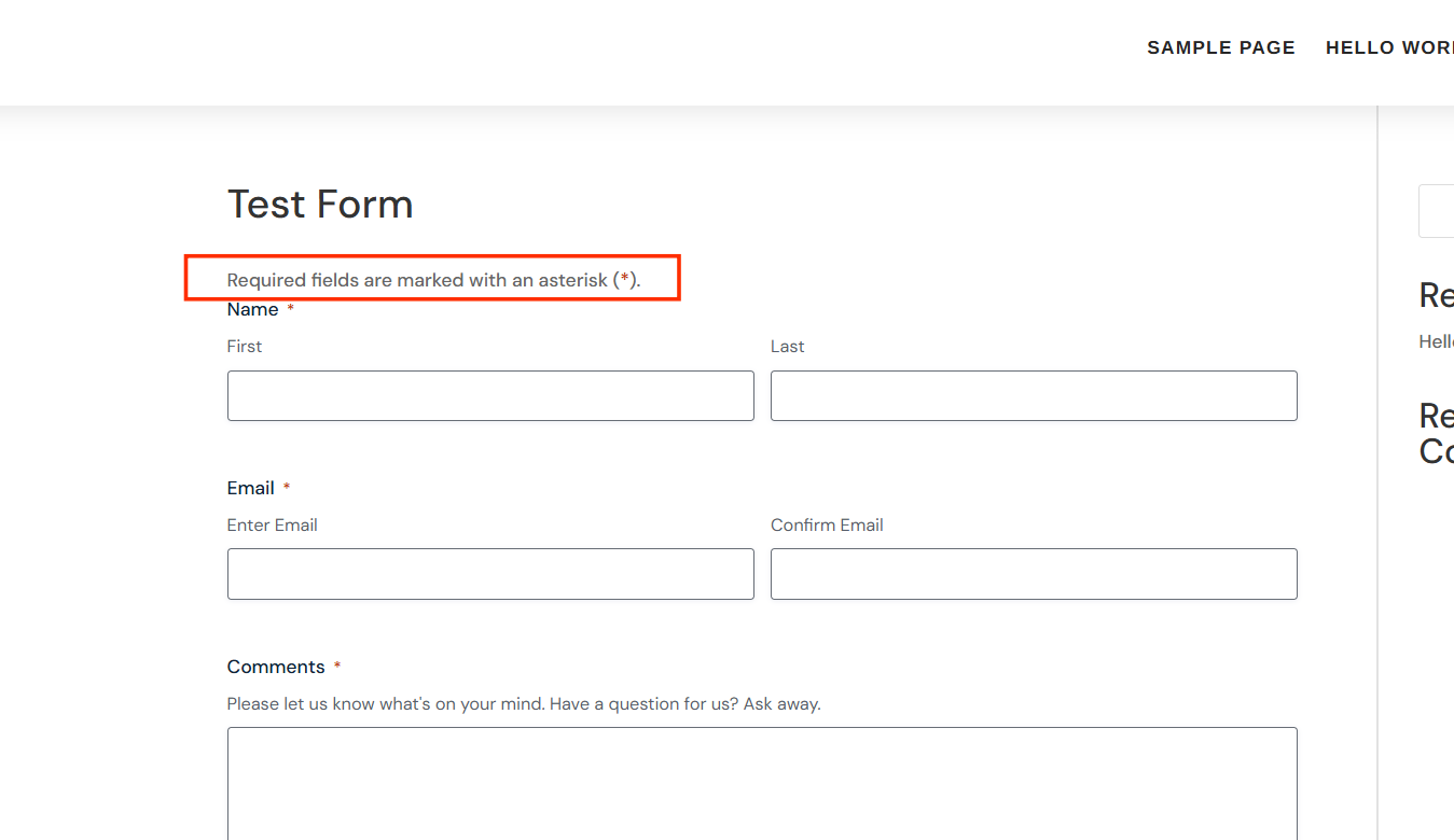 How to Customize Required Field Legend in Gravity Forms
