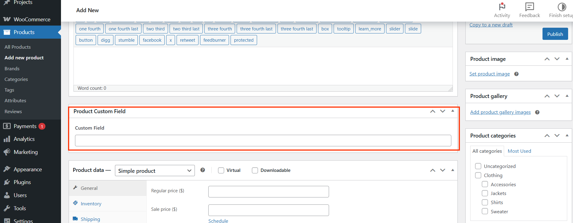 How to Add Custom Fields to WooCommerce Products